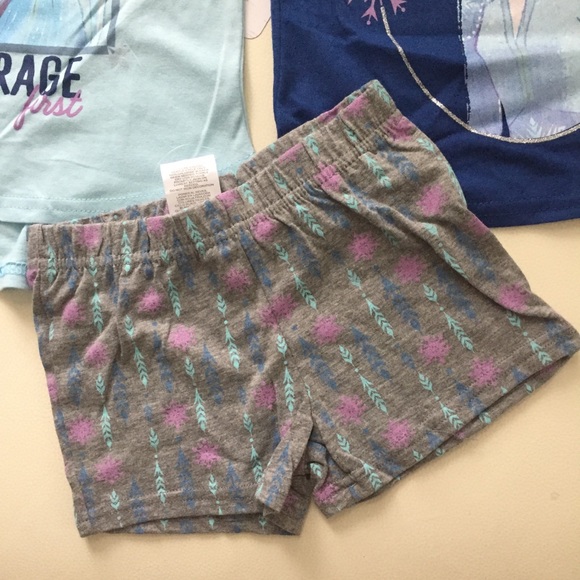 Disney | Matching Sets | Disney Frozen Elsa Anna Cute Shorts Set | Poshmark
